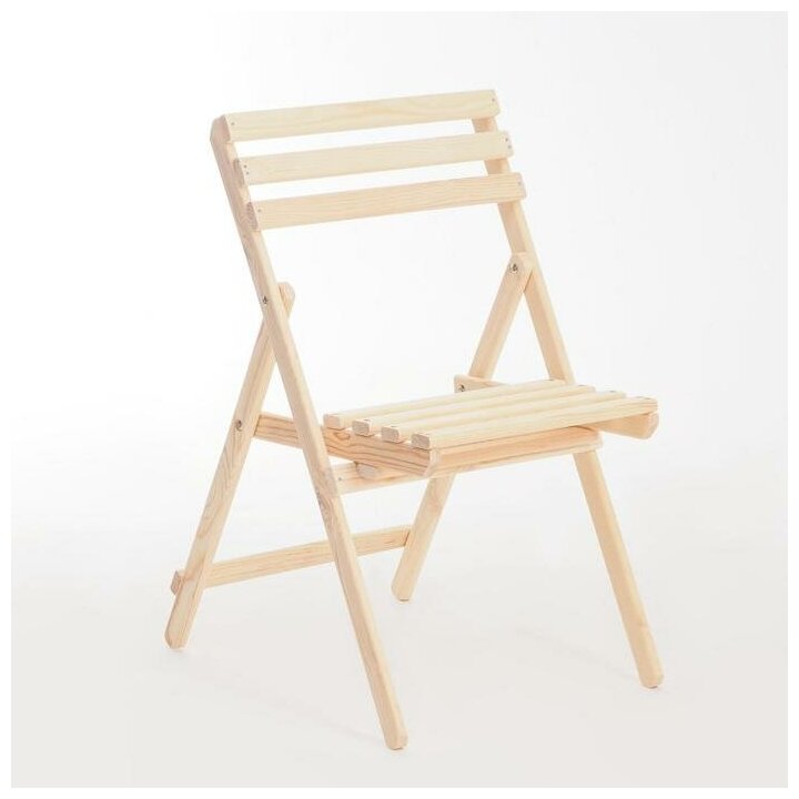 Стул складной, 60×50×75 см, хвоя, «Добропаровъ»