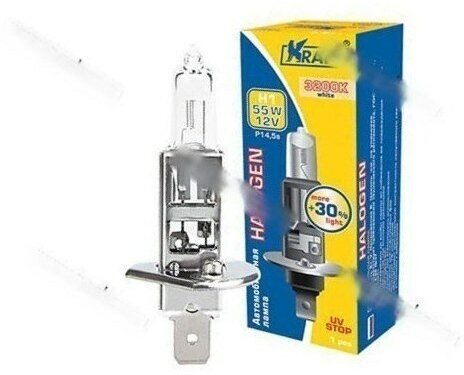 Лампа галоген 12V H11 55W PGJ19-2 Kraft 700020 – надежное решение