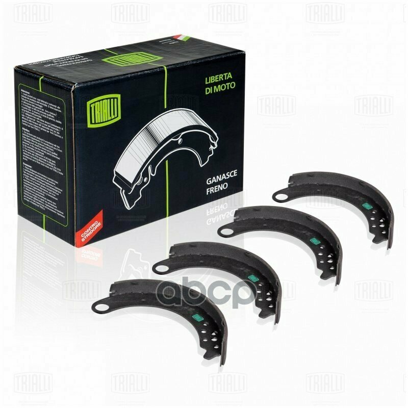 Колодки торм. для а/м УАЗ 469 барабан. перед. (новый каркас) (GF 23301) Trialli арт. GF23301