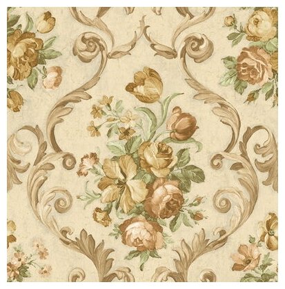 Обои флизелиновые KT Exclusive Lennox Hill/ Леннокс Хилл HK80002, флористический узор