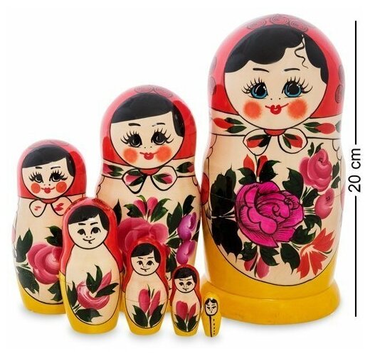 Матрешка 7-кукольная Б (Семеновская) МР-10/ 8 113-402097