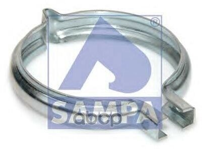 Хомут трубы глушителя ! D=125 VOLVO FL608-612/616-626 SAMPA арт. 031386