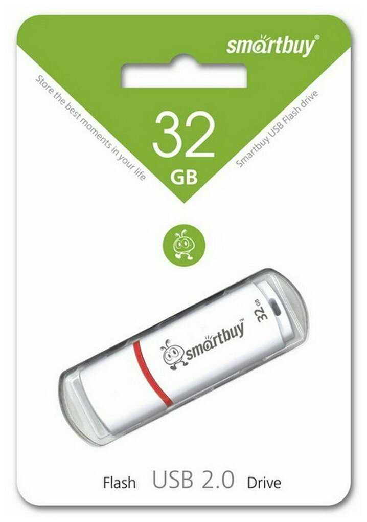 Флешка 32Gb SmartBuy Crown White