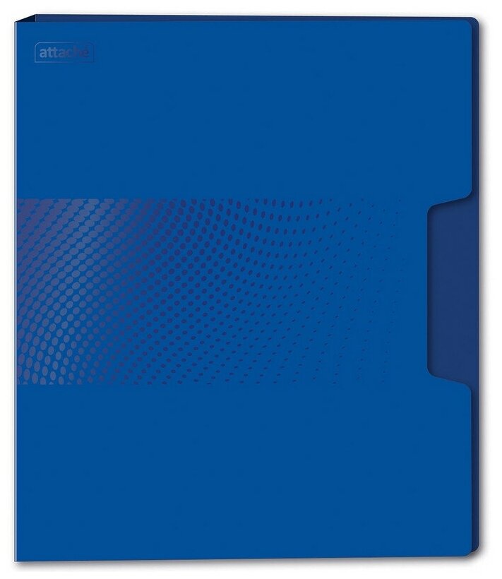 Папка скорос-тель с пруж. мех. Attache Digital, синий 1043255