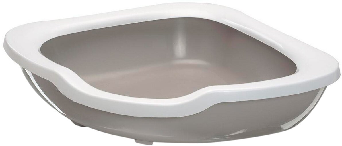 Лоток для кошек угловой Imac Fred серый 51 х 51 х 15,5 см (1 шт)