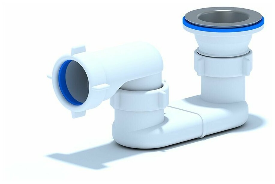 Сифон АНИ для душевого поддона плоский 1 1/2"