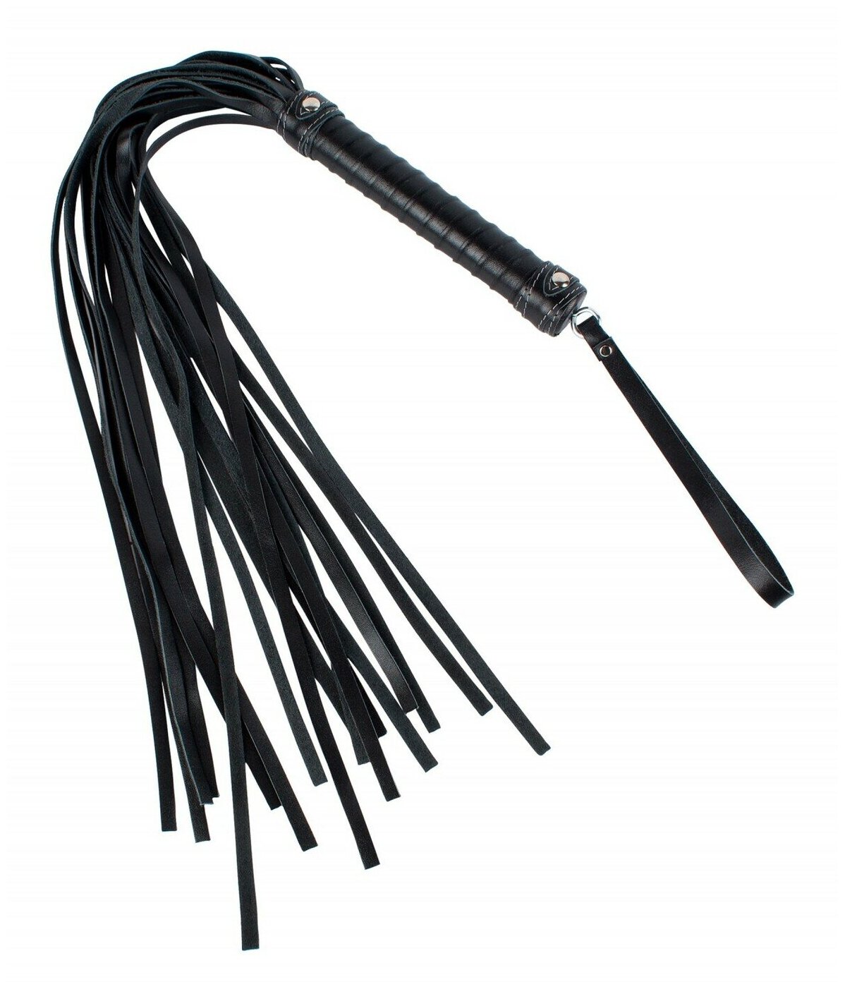 Плетка для БДСМ "Fire Horse" из натуральной кожи для двоих