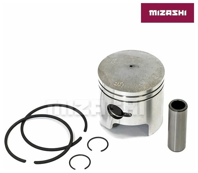 Поршневой комплект MIZASHI для TOHATSU 6B/8B/9.8B, ремонт +0.5 мм, OEM: 3B2000040, 3B2-00004-0, 3B2-00004-1