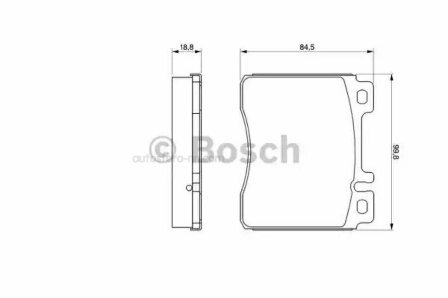 BOSCH 0986460976 0 986 460 976 420 00=431 000B-SX=FDB800=571477B! колодки дисковые п.\MB W140 2.8-6.0/3.0TD/3.5TD 91>