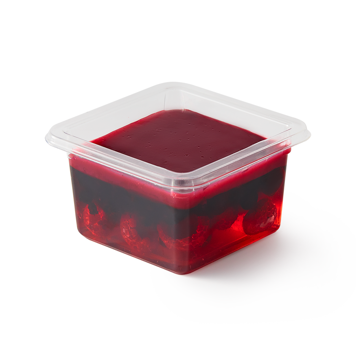 Желе Konfeta, с ягодами, порционное, 120 г, в пластиковом контейнере