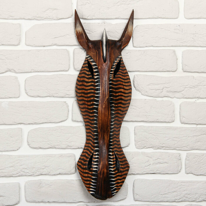 Маска дерево 'Зебра' 50х16х7 см