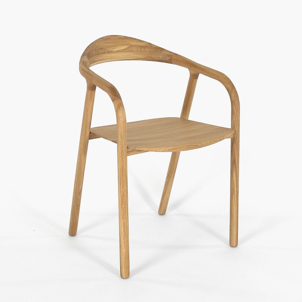 Стул Лугано дуб тон натуральный для дома/для гостиной/для столовой/для кафе/кухонный стул/стул кухонный