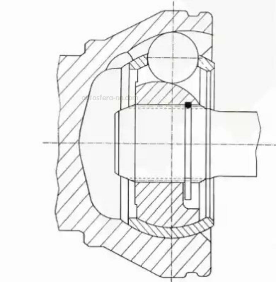 GKN 302461 Шрус наружный LOBRO 302 461