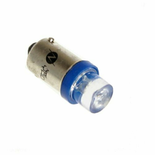 Лампа светодиодная T8-03 (1LED) T4W(BA9S) CONE BLUE 24V 0.24W 0.8lm (конус синий)(повт. ук. пов, габа Nord YADA 900450