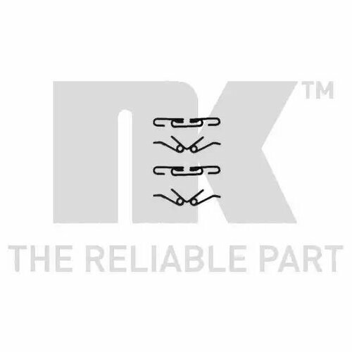 Комплект монтажный тормозных колодок Nk 7933220 для Mercedes SPRINTER 901, 902,903,904; VW LT 2846 II 2DA II,