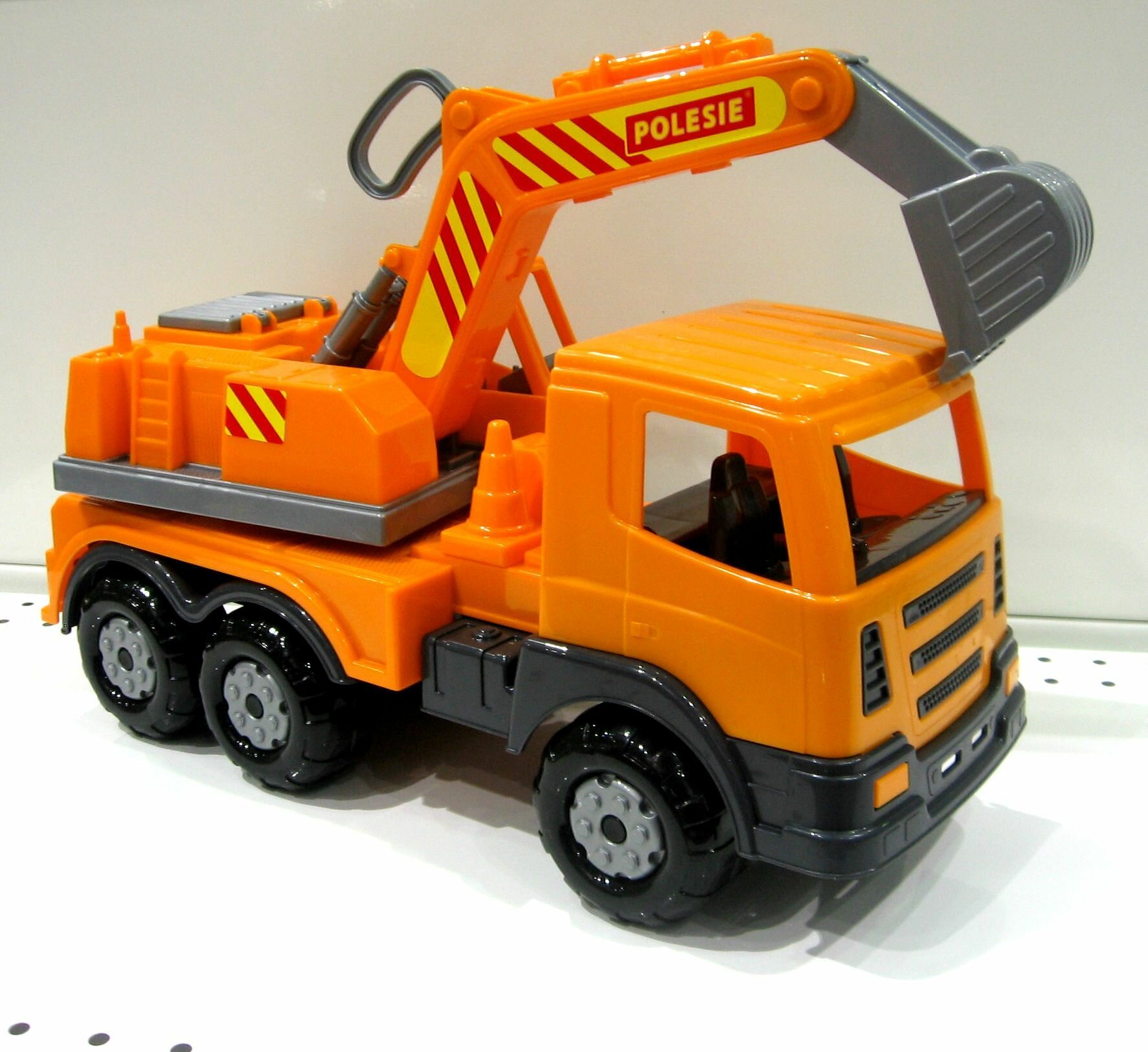 Игрушка грузовик для песочницы: машина экскаватор - 42,5 см / Полесье Престиж