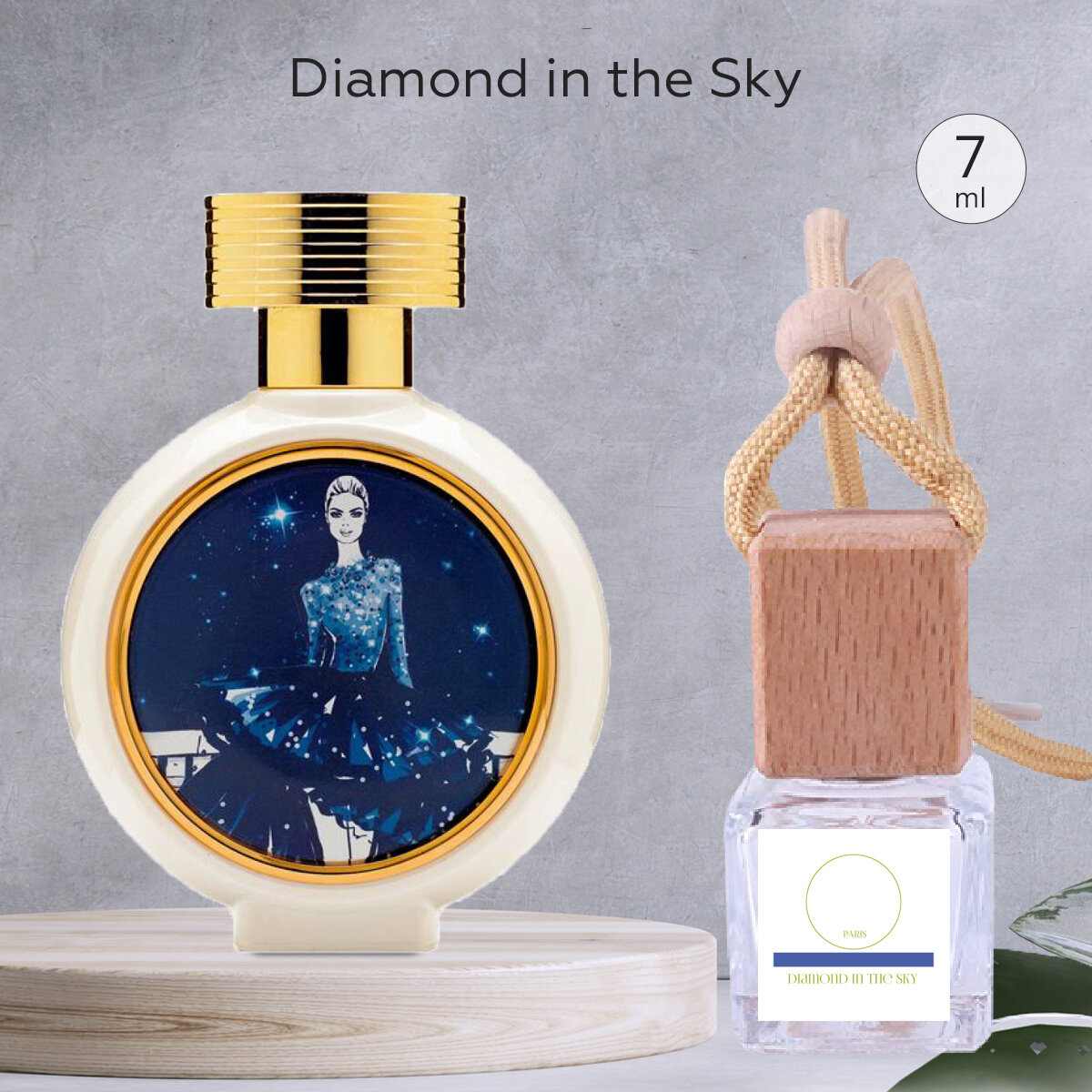 Gratus Parfum Diamond in the Sky 7 мл / Ароматизатор в машину / Автопарфюм для автомобиля / Вонючка в машину