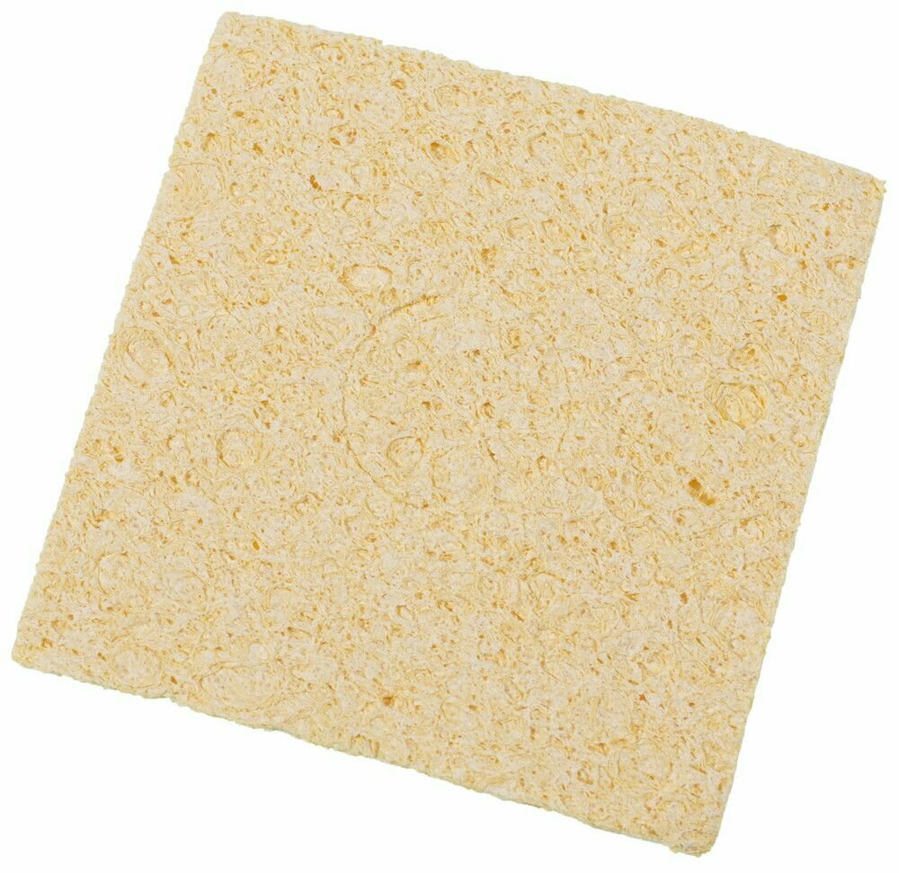 Губка для очистки жала паяльника от припоя и флюса 60х60 (1шт)