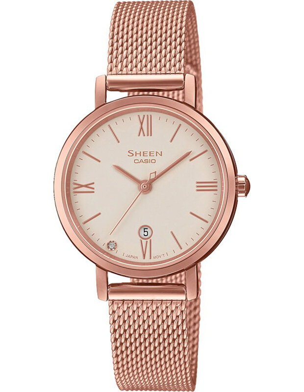 Наручные часы CASIO Sheen, белый/золотой — фото 1