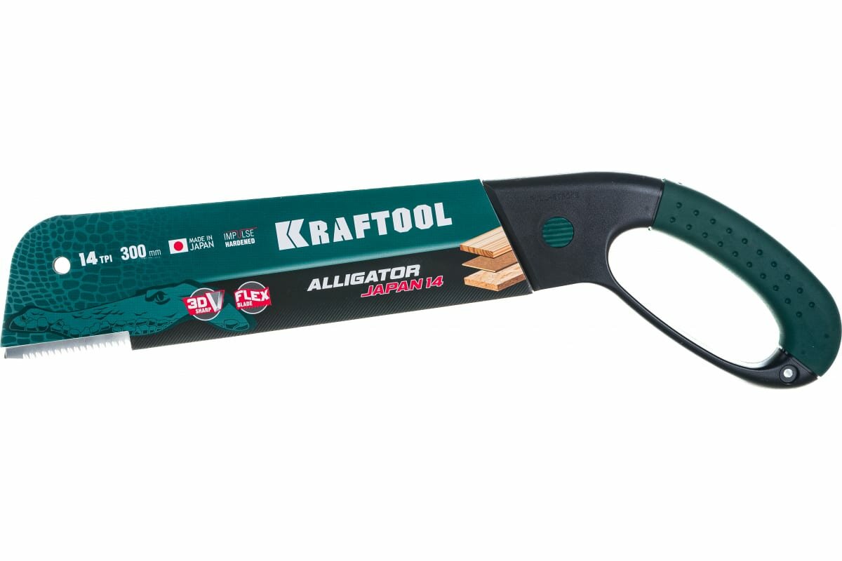 KRAFTOOL KATRAN FINE CUT CARPENTRY ножовка по дереву 300 мм 14 TPI 1-15181-30-14