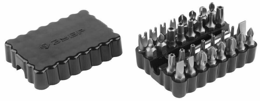 Набор специальных бит ЗУБР, 33 шт, магнитный адаптер 26046-H33