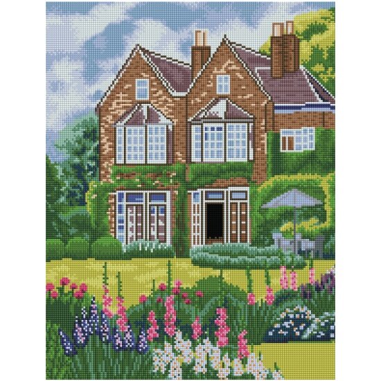 Алмазная мозаика Три Совы Усадьба, 40х50 см