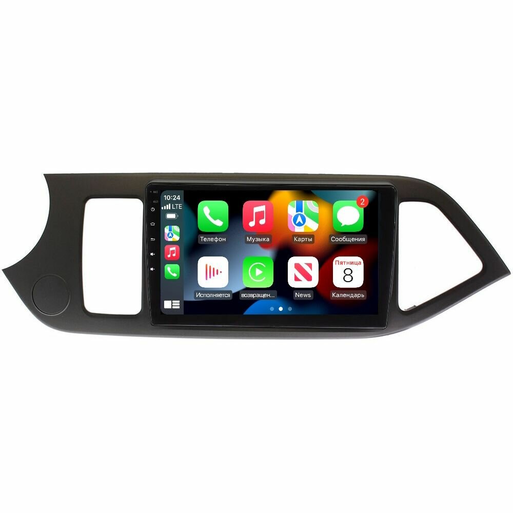Магнитола CRS-300 Kia Picanto 2 2011-2016 с Android 14 - 6+128Gb память - Carplay - DSP - Кулер