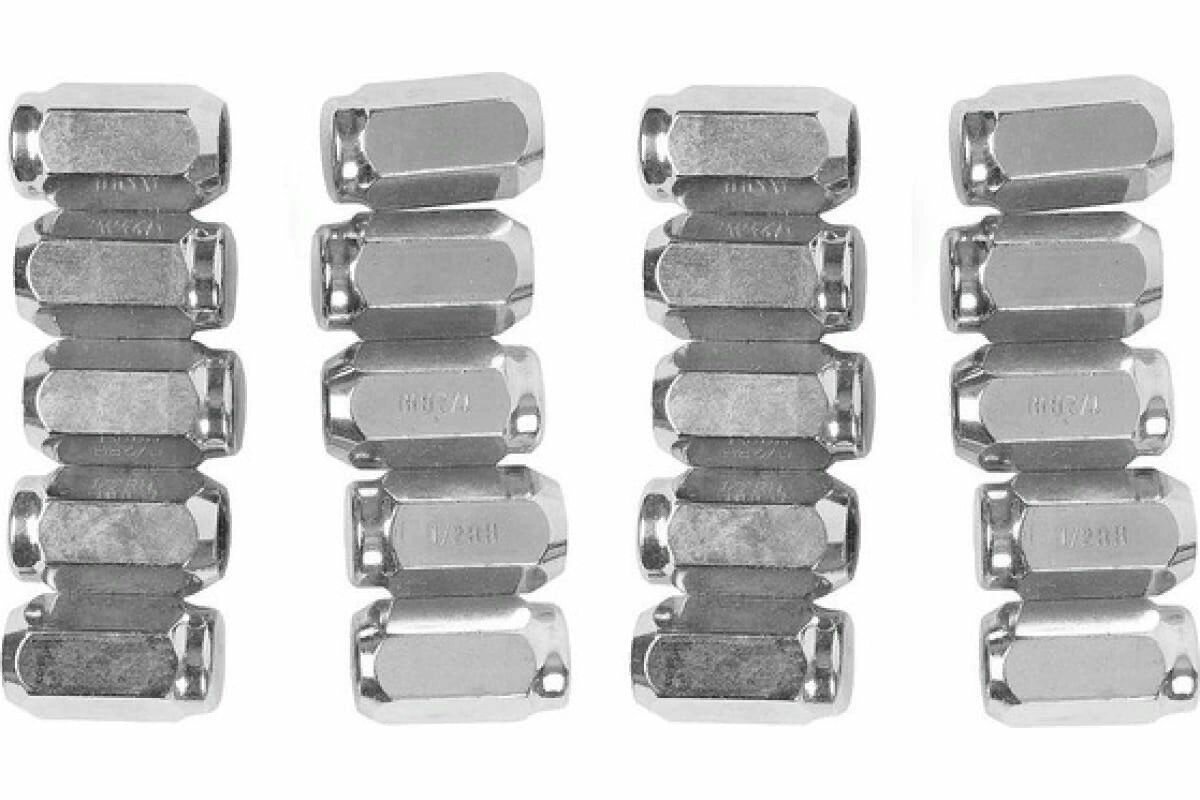 Комплект колесных гаек 1/2RH 20 шт FORCE 642220