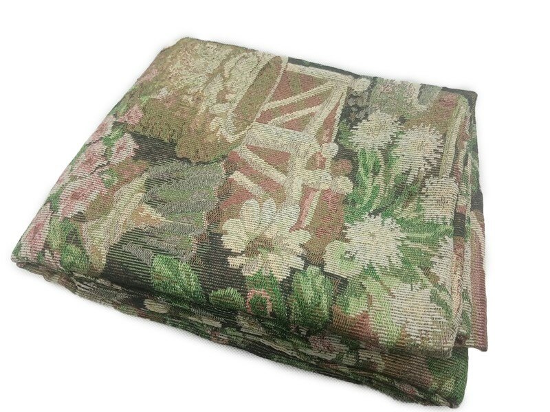 Покрывало гобеленовое ( п-19 ), цветочный узор , СН-Текс 150х210