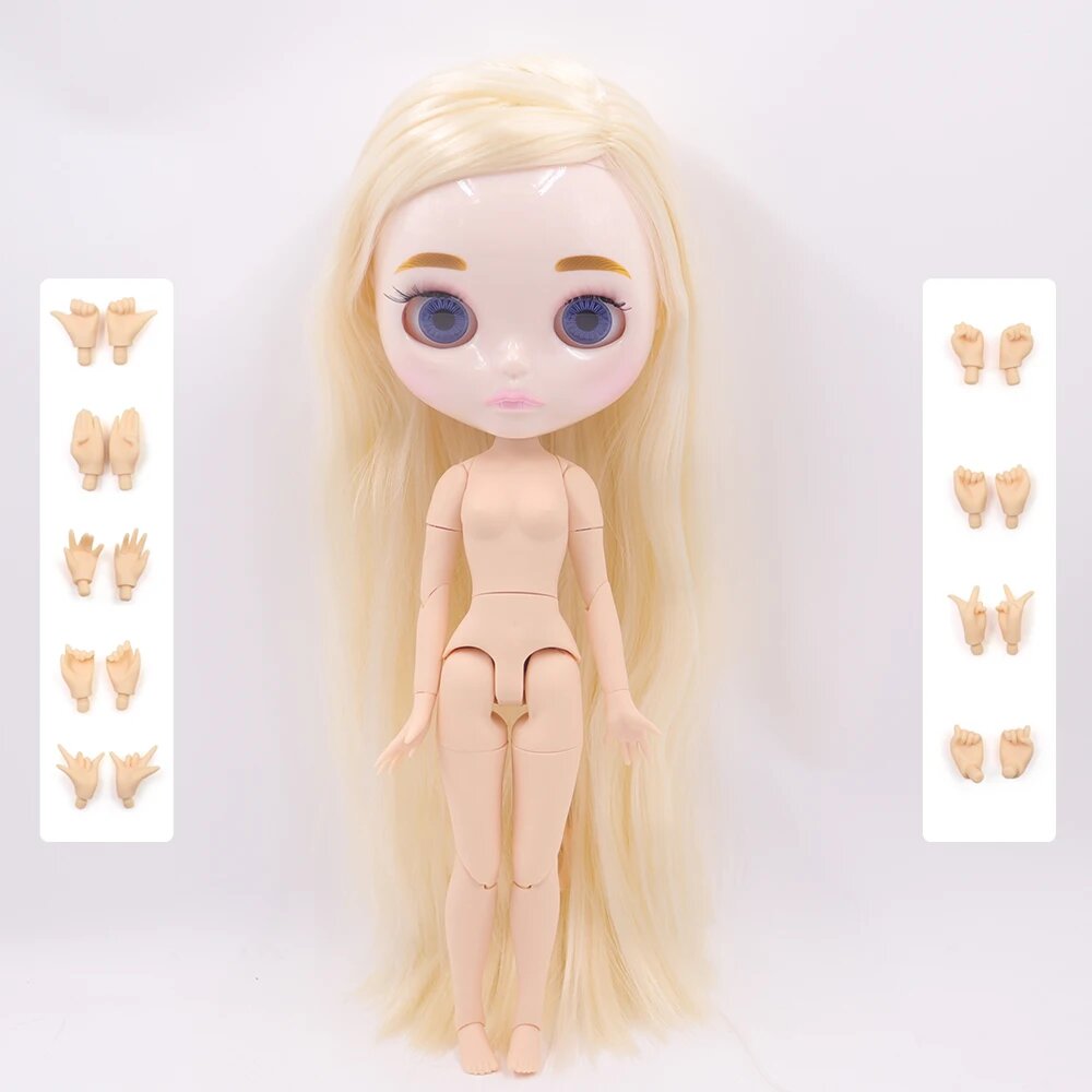 Blythe Doll 1/6 Бежевый, ABS, 30см, doll hand AB