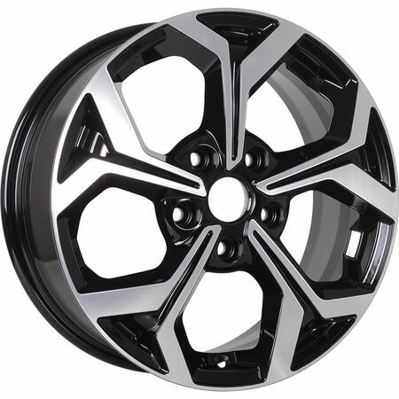 Колесный литой диск КиК Серия Реплика КС878 (ZV 16_Focus) R16x6.5 5x108 ET50 CB63.35 Almaz_black