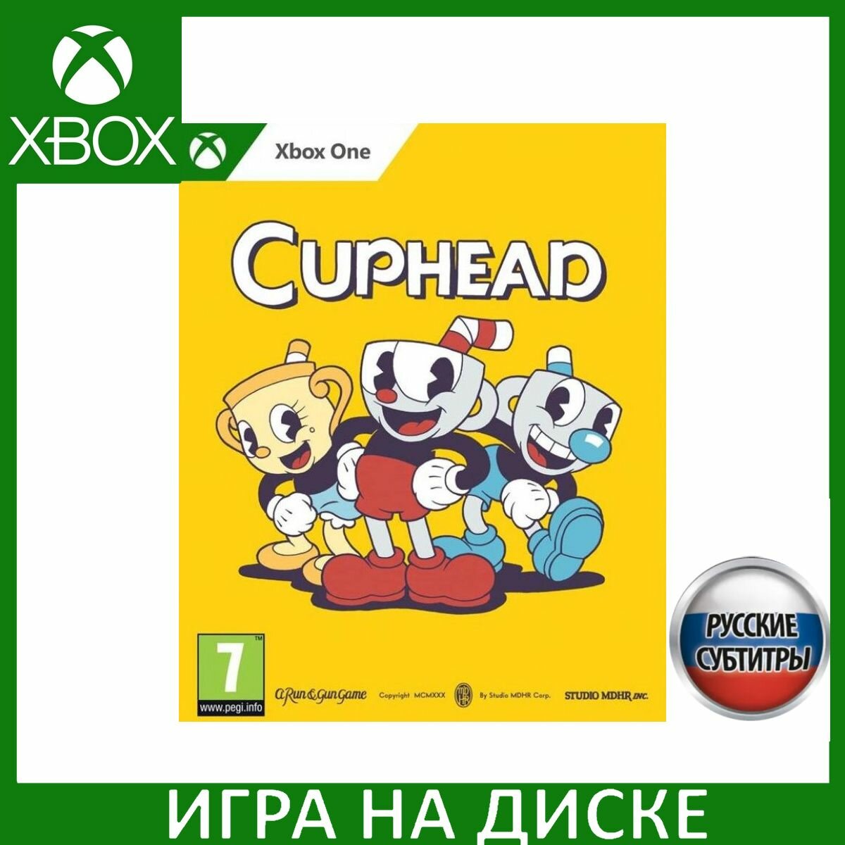 Игра Cuphead Физическое издание (Physical Edition) Xbox One Русская Версия Диск на Xbox One