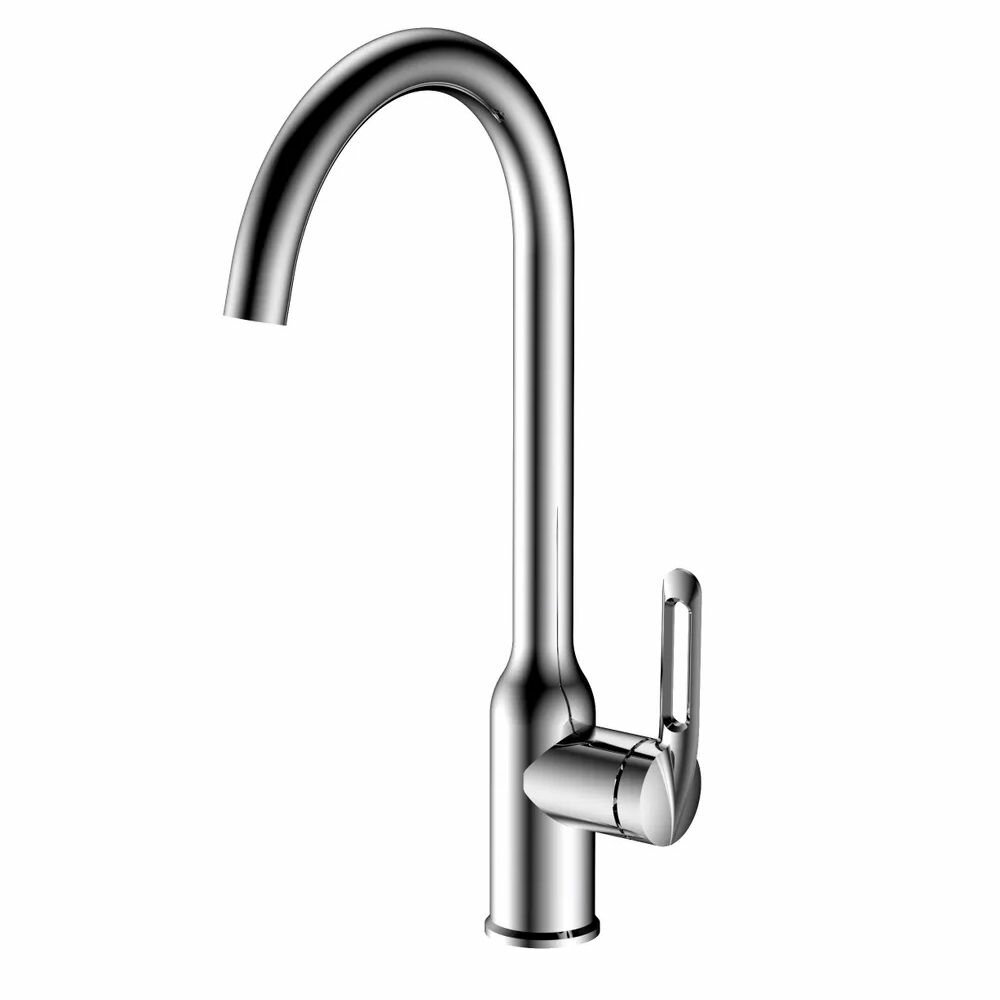 Смеситель для кухни Haiba HB70825 с высоким поворотным изливом