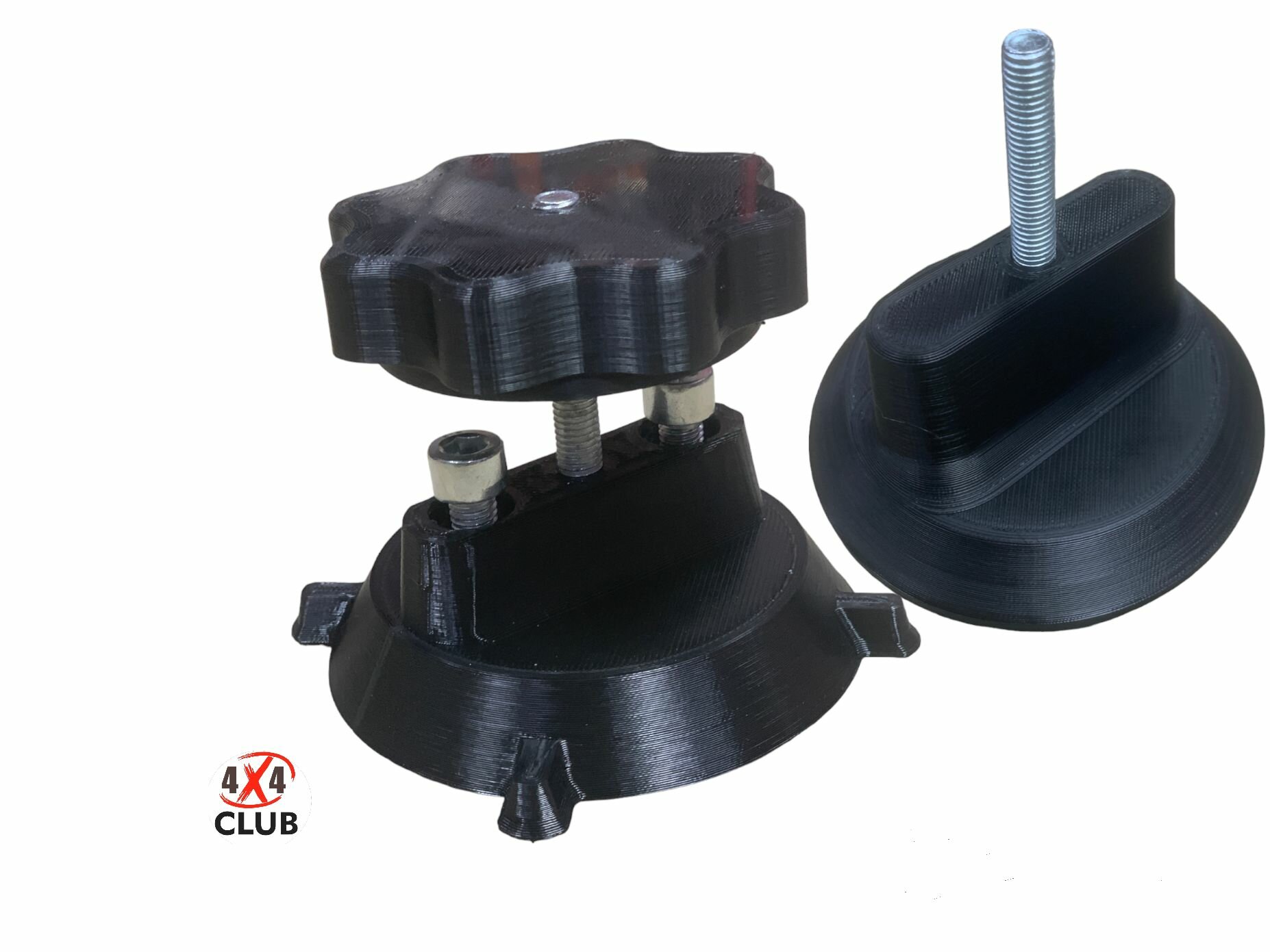 Комплект креплений "4Х4 CLUB" основное и промежуточное для канистр Экстрим, Art Rider. Материал пластик.