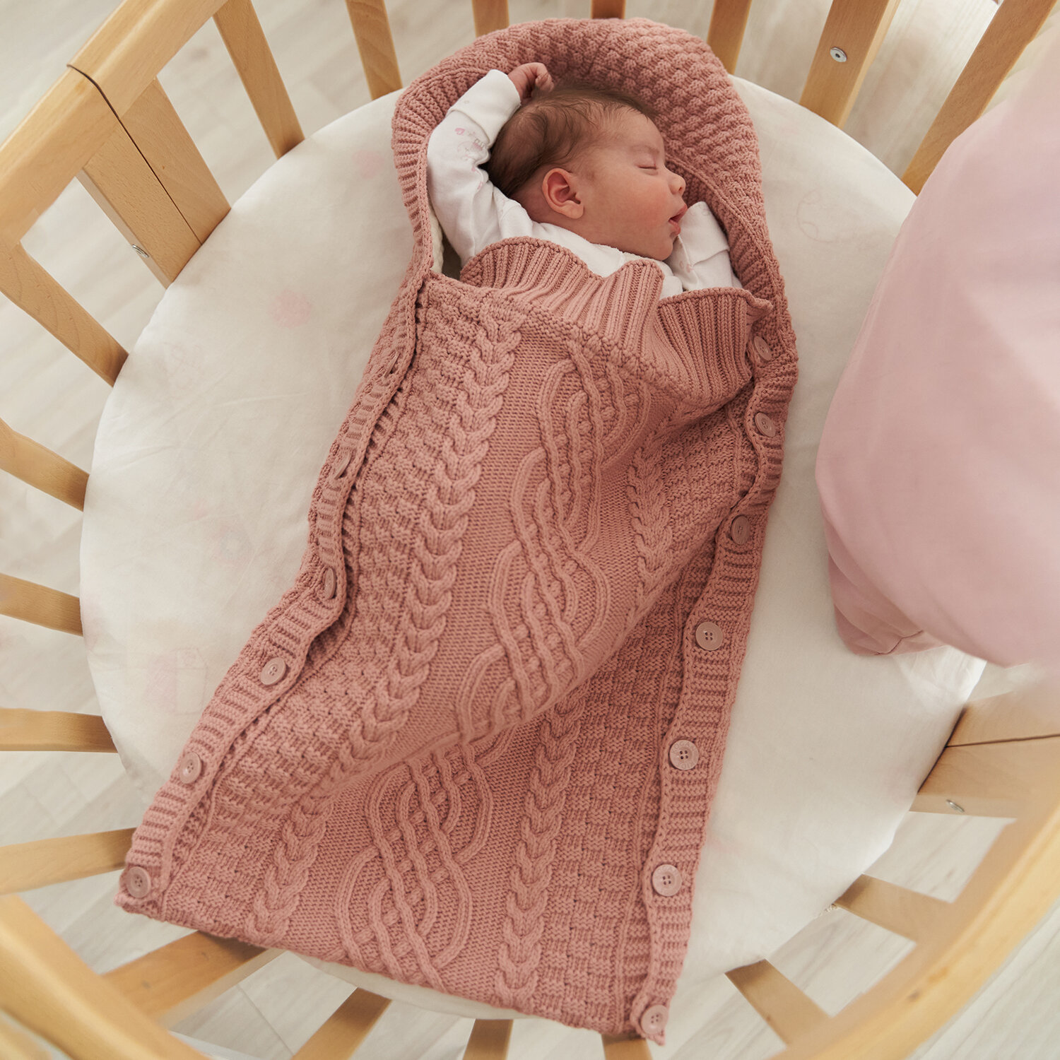 Конверт для малышей KOGANKIDS 000-20-74, пепельно-розовый, 0 - 6 месяцев