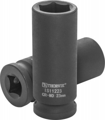 Thorvik Головка уд. шестигран. кв.1/2" М23 мм удл. IS11223 Thorvik