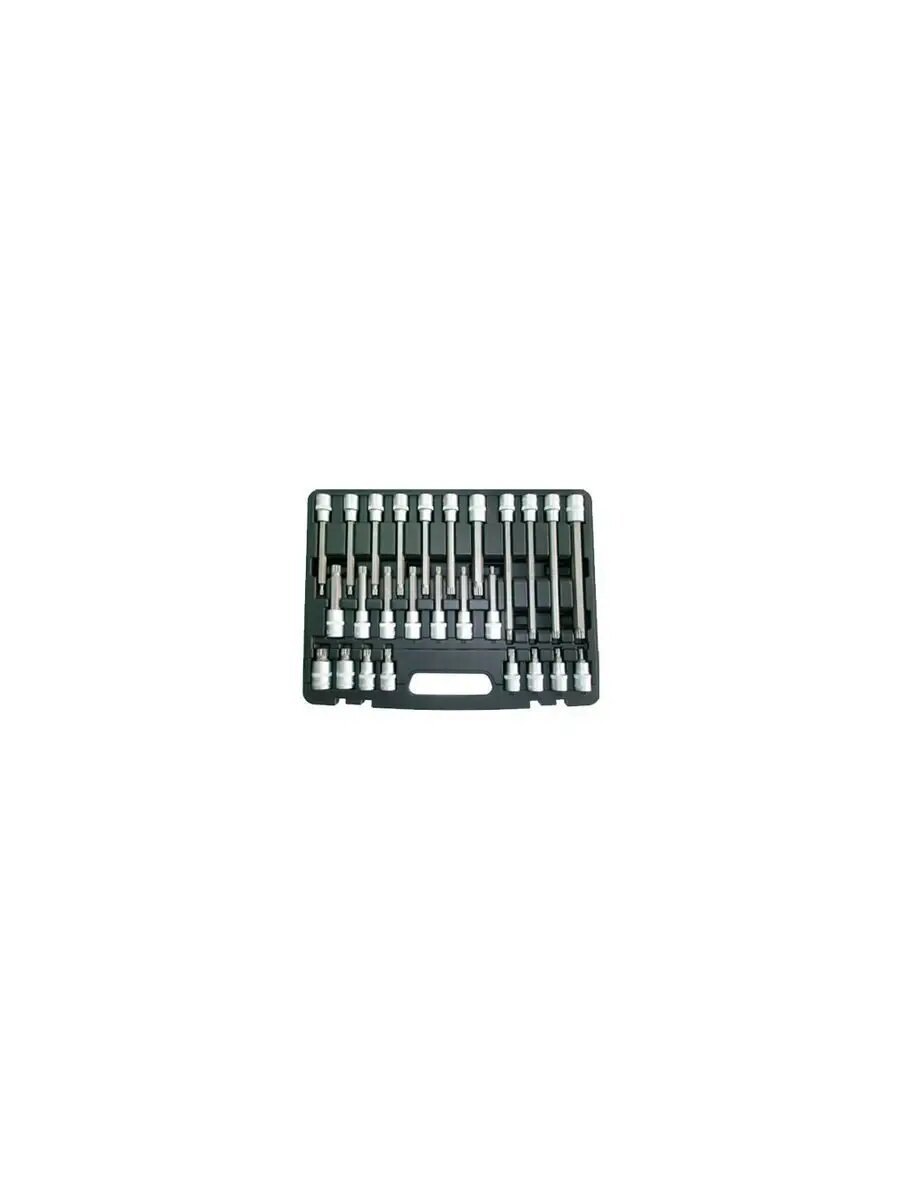 Набор головок со вставками Spline M5-M16 L=55-200мм 26Пр