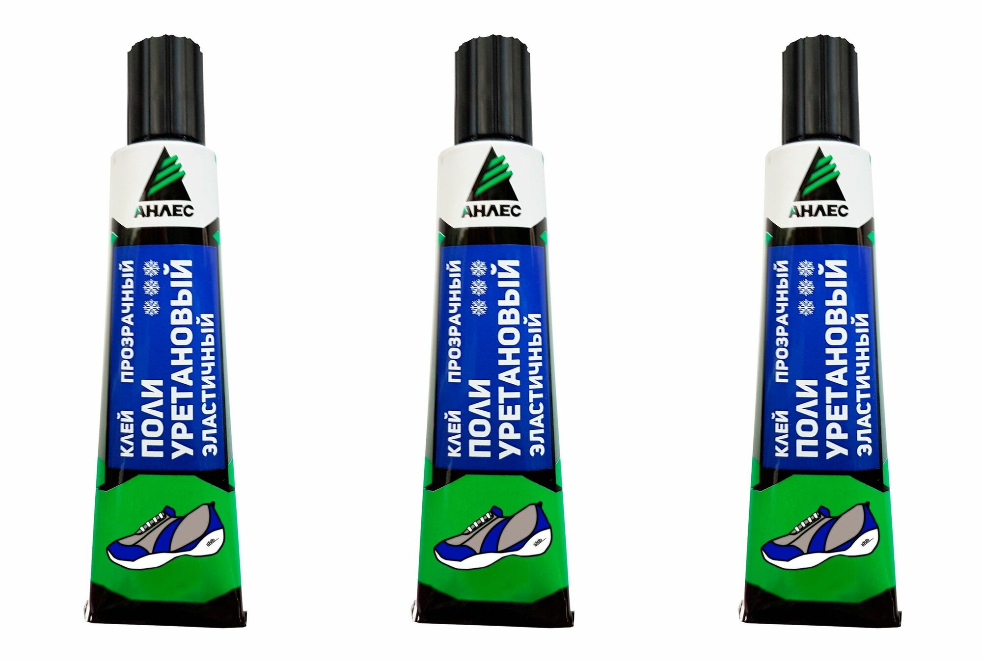 Анлес Клей полиуретановый, прозрачный, эластичный, 40 мл, 3 шт./