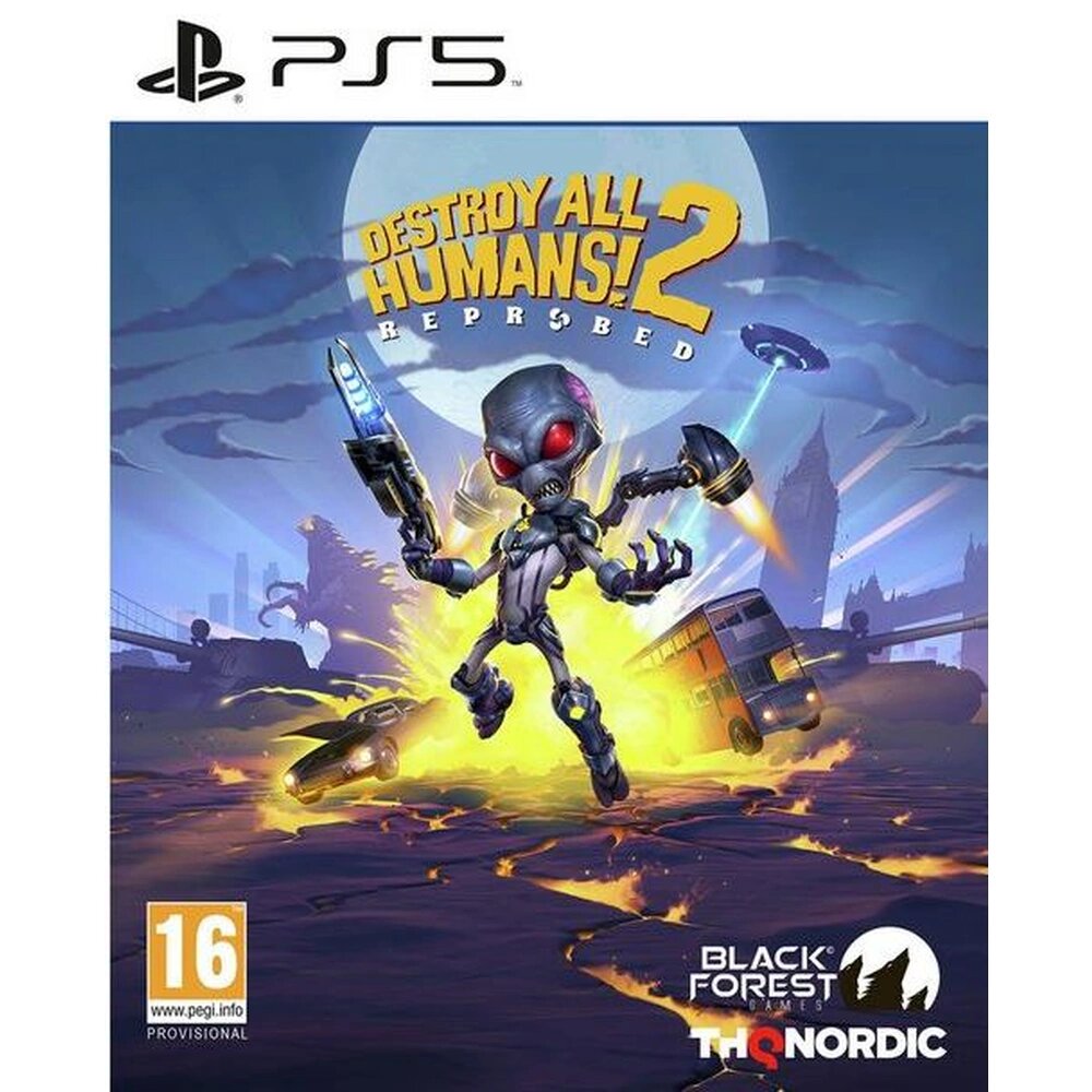 Игра Destroy All Humans! 2 Reprobed (PS5, русские субтитры) Nordic Games Blu-ray диск 16+