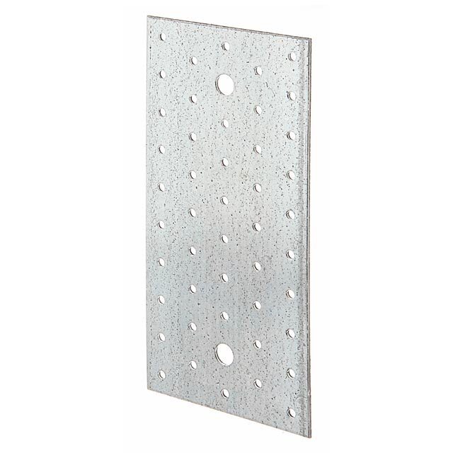 Крепёжная пластина 200x100x2 мм металлическая монтажная деталь для соединений