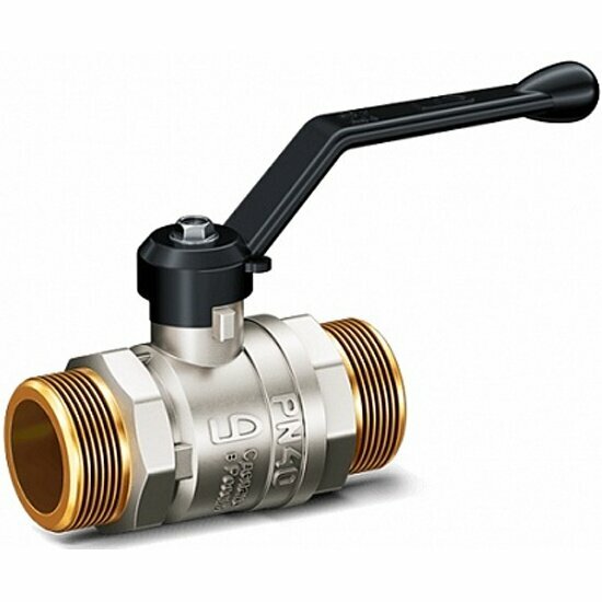 Кран шаровой LD Pride 47.25. Н-Н. Р, нар./нар. резьба, ручка-рычаг, 1"