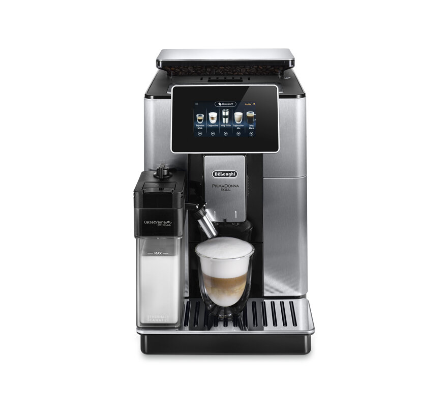 Кофемашина De'Longhi PrimaDonna Soul ECAM610.74. MB, серебристый