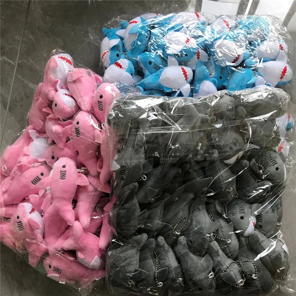 Плюшевый брелок маленькая акула Xuleplush 40PCS Mix Colors