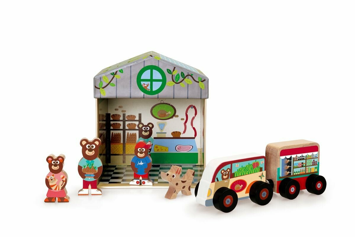 Игровой набор PLAY BOX Scratch Продуктовая лавка