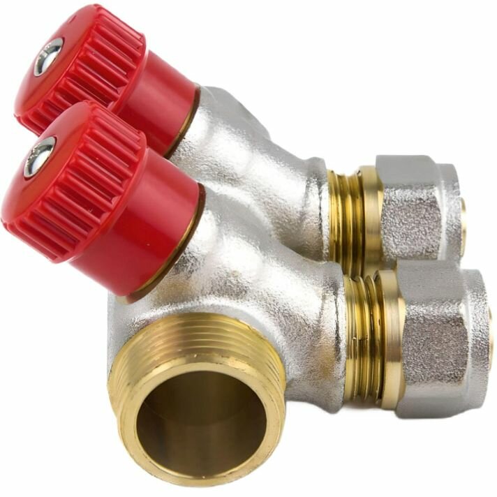 Коллектор с вентильными кранами 3/4 х 16-2вых. Vieir (Виеир) (VR502)