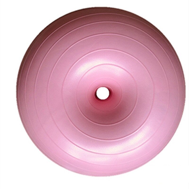 Мяч для йоги "Яблочный пончик", матовый, взрывозащищенный, светло-розовый, 1 кг