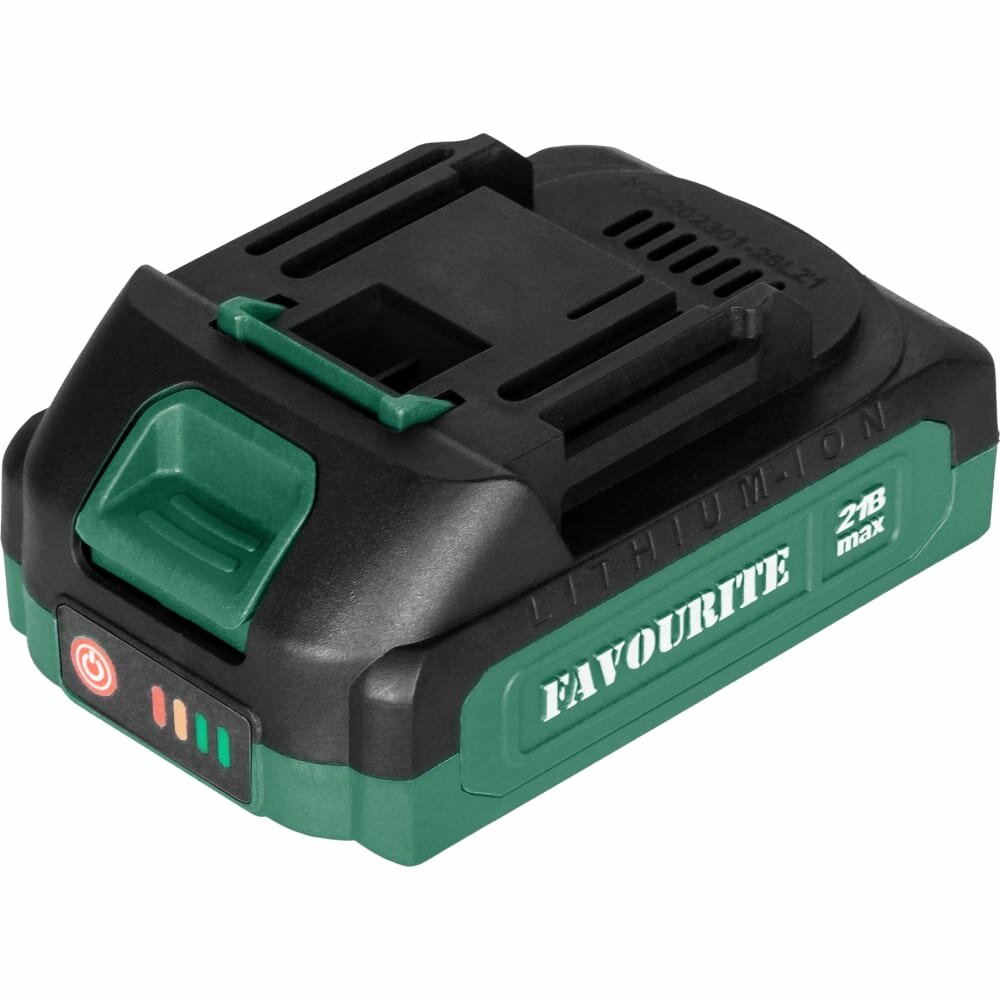 Аккумуляторная батарея FAVOURITE OBS 21/2 Li-ion, 21В, 2Ач, совместима с Festool, Hitachi, Makita и Интерскол