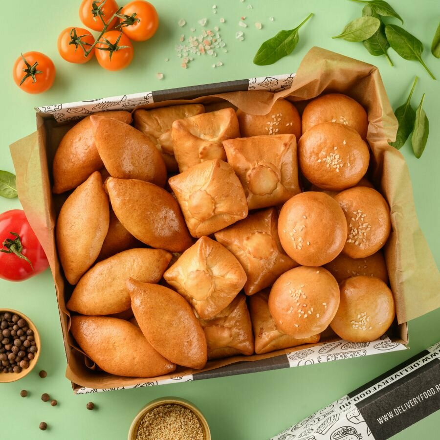 Бокс мини-пирожков премиум #1