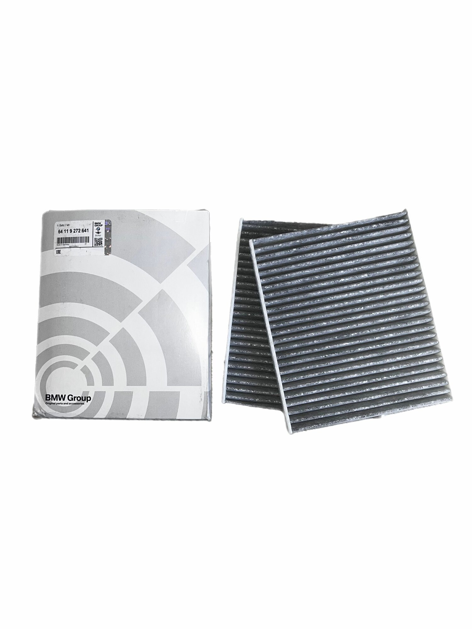 Фильтр салона угольный BMW 64119272641, для разных моделей BMW и Rolls-Royce, черный