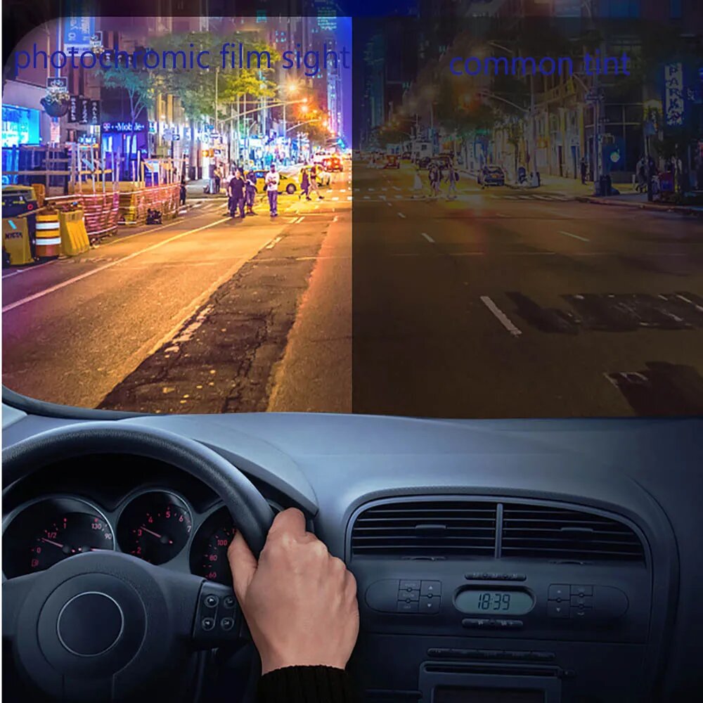 HOHOFILM Фотохромная тонировочная пленка для авто 18%-45% VLT 50cmx200cm